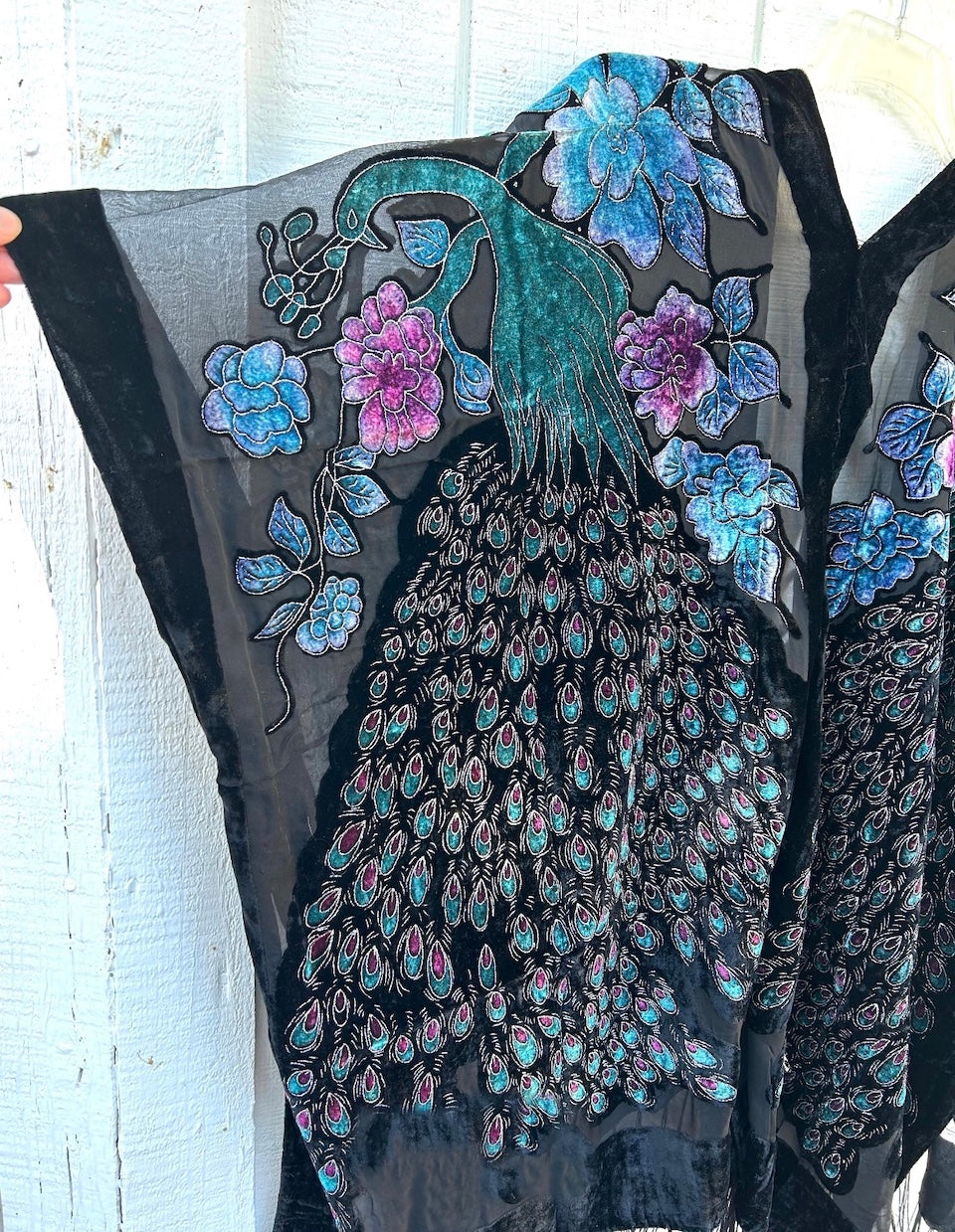 Velvet Peacock Kimonos | www.LUXEISLE.com