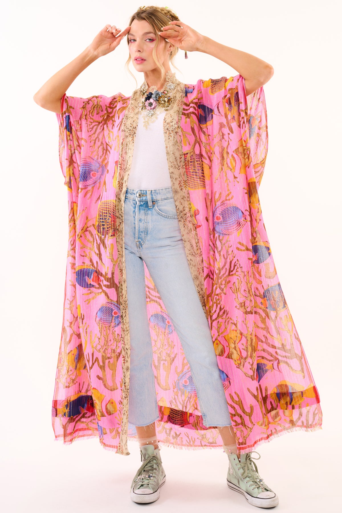 Deep Sea Duster - Fuchsia | www.LUXEISLE.com